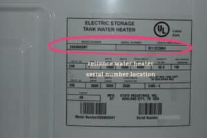 Reliance Water Heater Age