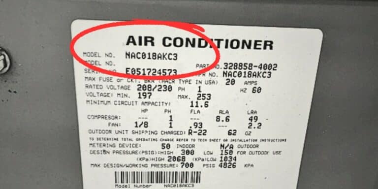 Heil Model Number Lookup